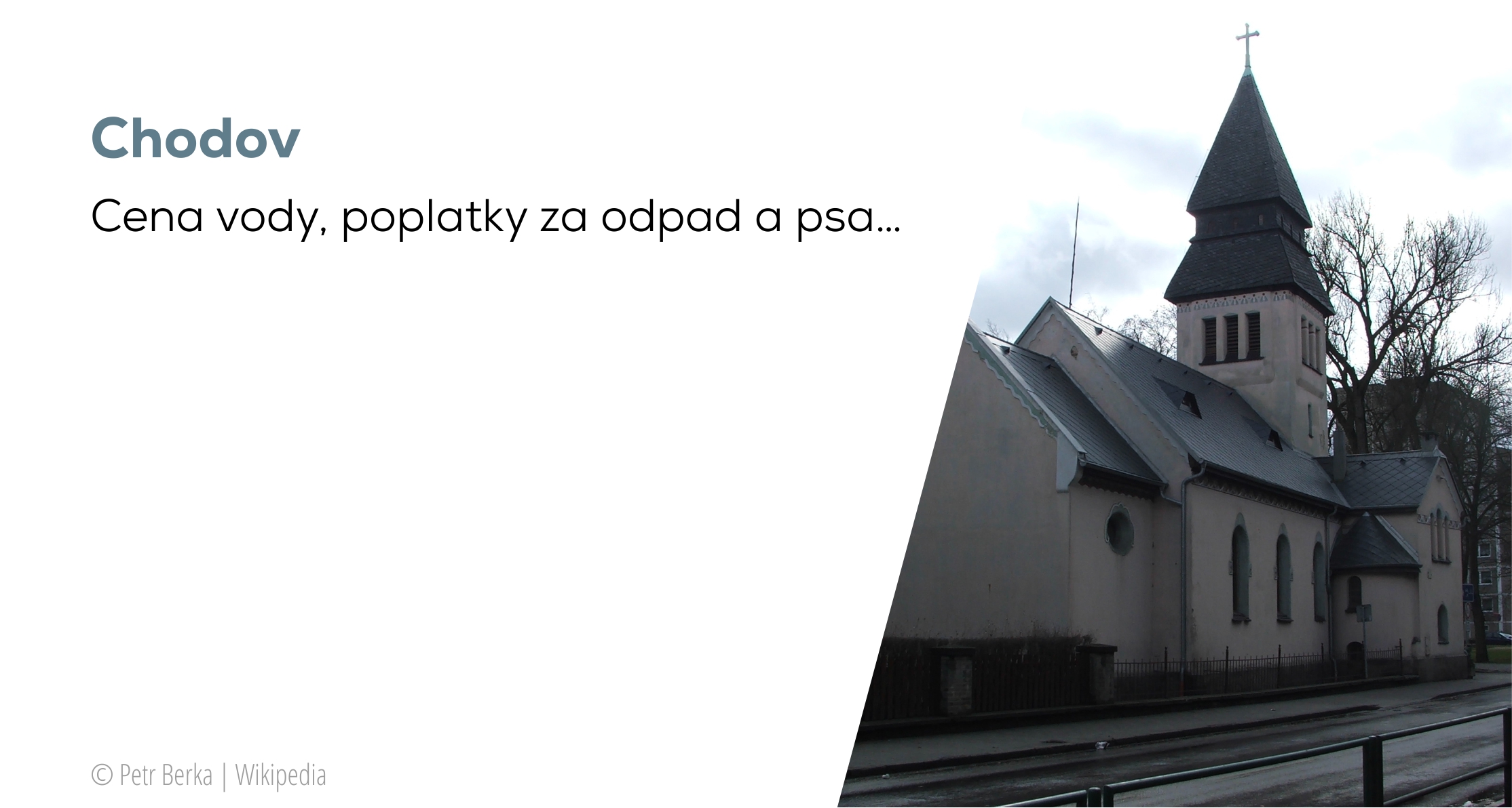 Chodov (okres Sokolov) 2020: Cena vody, poplatky za odpad a za psa